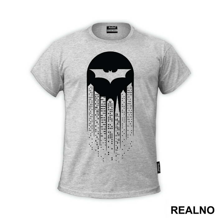 CITY AND LOGO - BATMAN - MAJICA