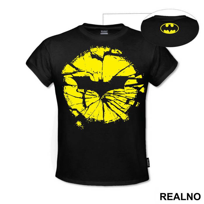 CRACKED LOGO - BATMAN - MAJICA