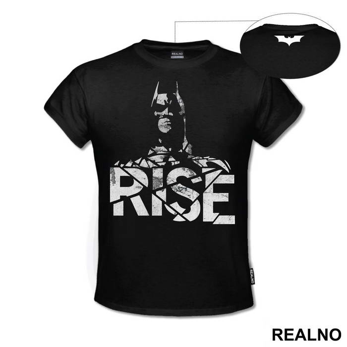 RISE - LOOKING DOWN - BATMAN - MAJICA
