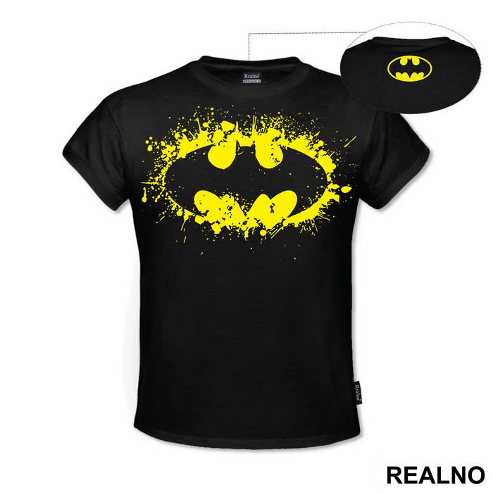 SPLASHING LOGO - BATMAN - MAJICA