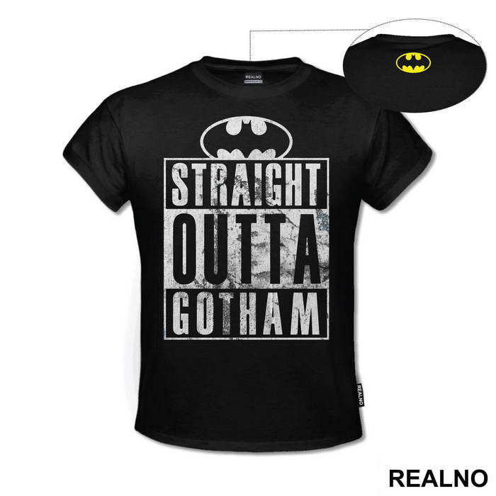 STRAIGHT OUTTA GOTHAM - BATMAN - MAJICA