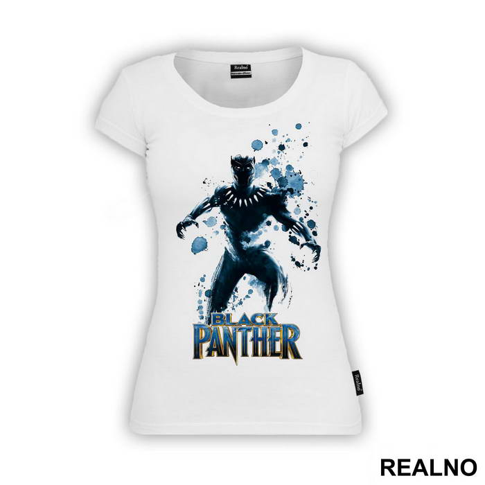 BLUE SPLASH - BLACK PANTHER - MAJICA
