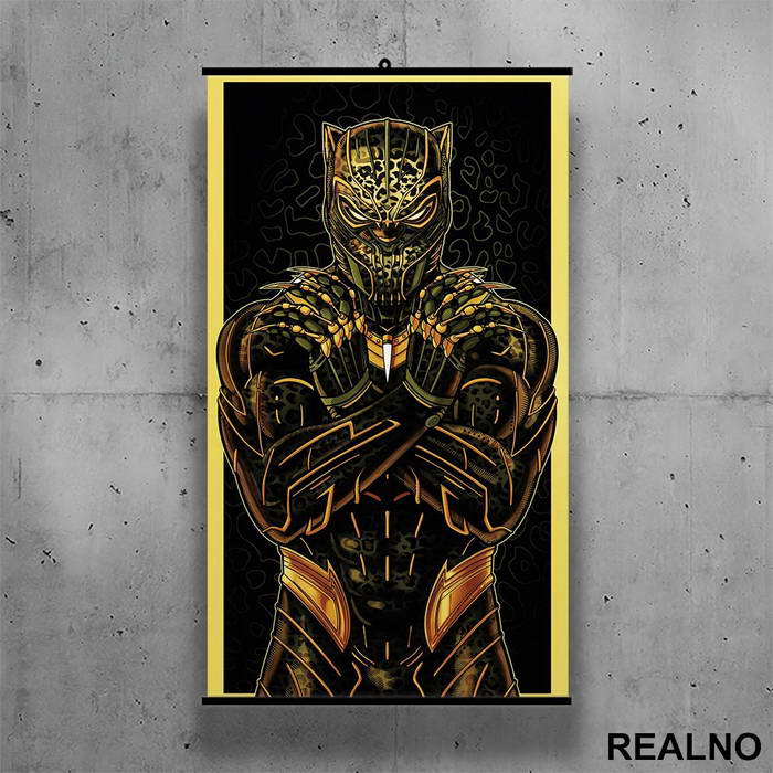 KILLMONGER - BLACK PANTHER - POSTER SA NOSAČEM