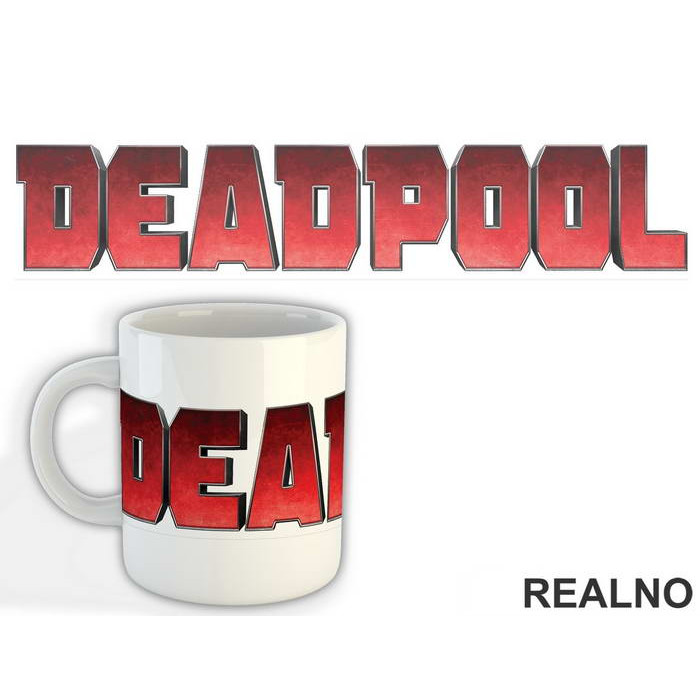 METALLIC LOGO - DEADPOOL - ŠOLJA