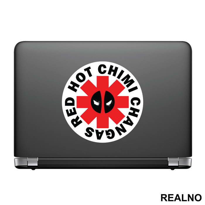 RED HOT CHIMICHANGAS - DEADPOOL - NALEPNICA