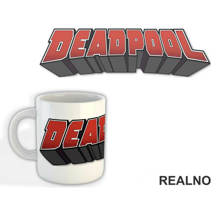 RED LOGO - DEADPOOL - ŠOLJA