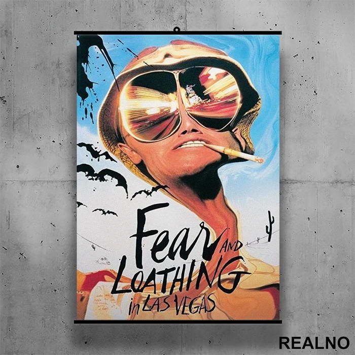 ELONGATED - FEAR AND LOATHING IN LAS VEGAS - POSTER SA NOSAČEM