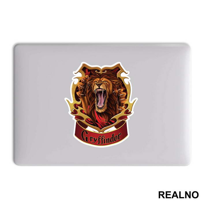 GRYFFINDOR RED BANNER - HARRY POTTER - NALEPNICA