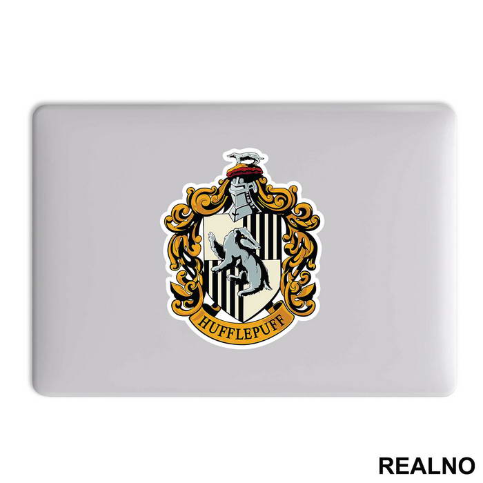 HUFFLEPUFF LOGO - HARRY POTTER - NALEPNICA