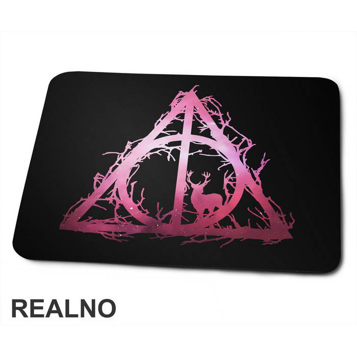 PINK DEATHLY HALLOWS - HARRY POTTER - PODLOGA ZA MIŠ