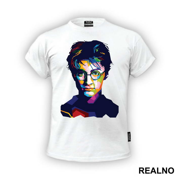 POLYGONAL PORTRAIT - HARRY POTTER - MAJICA