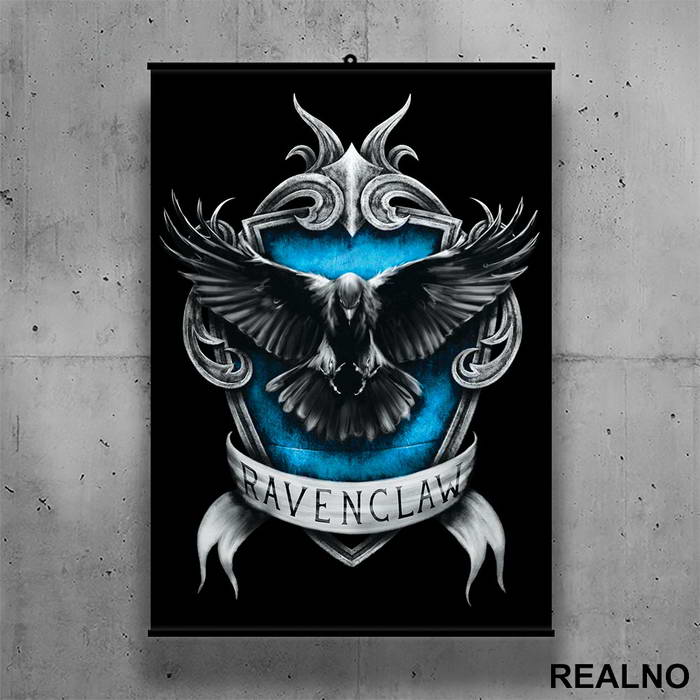 RAVENCLAW BLUE CREST - HARRY POTTER - POSTER SA NOSAČEM