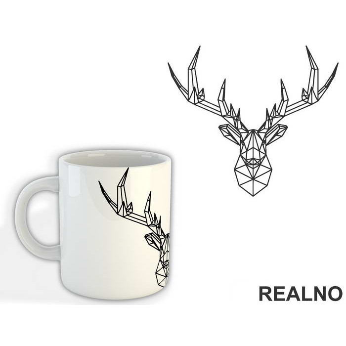 STAG PATRONUS HEAD - HARRY POTTER - HARRY POTTER - ŠOLJA