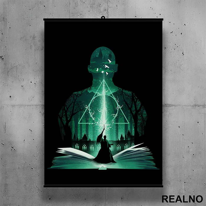 VOLDEMORT DOUBLE EXPOSURE - HARRY POTTER - POSTER SA NOSAČEM