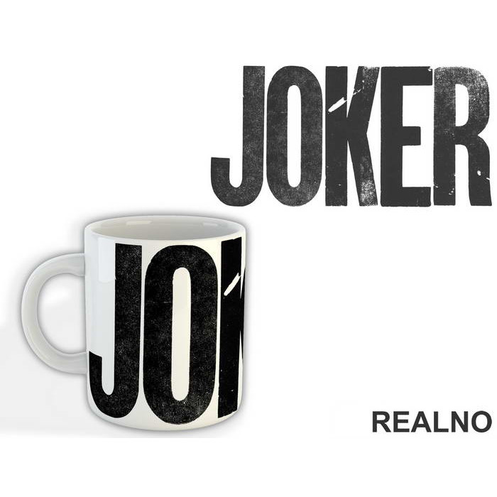 TEXT LOGO - JOKER - ŠOLJA