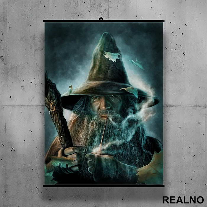 GANDALF - BLUE - LORD OF THE RINGS - LOTR - POSTER SA NOSAČEM