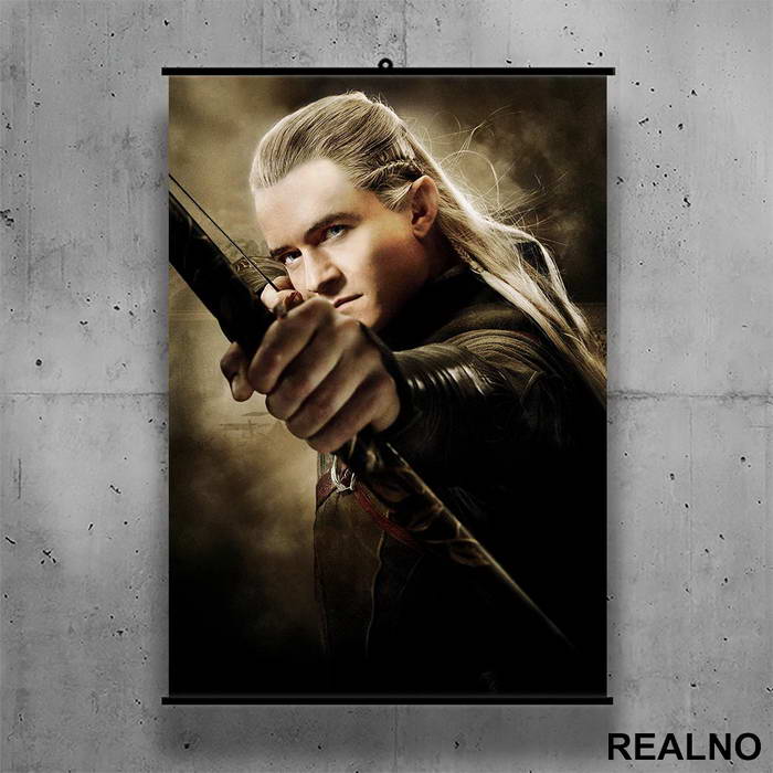 LEGOLAS - LORD OF THE RINGS - LOTR - POSTER SA NOSAČEM