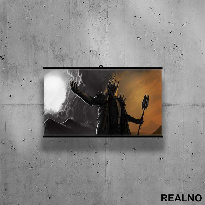 MIST - SAURON - LORD OF THE RINGS - LOTR - POSTER SA NOSAČEM