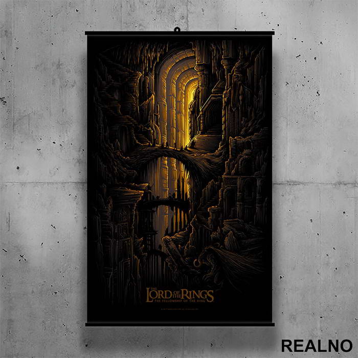 RIVENDELL - LORD OF THE RINGS - LOTR - POSTER SA NOSAČEM