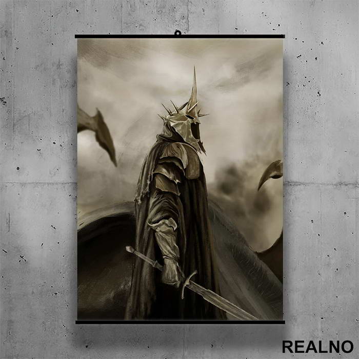 SAURON - GREY - LORD OF THE RINGS - LOTR - POSTER SA NOSAČEM