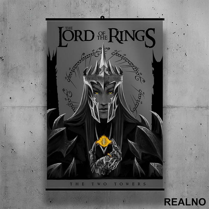 THE TWO TOWERS - LORD OF THE RINGS - LOTR - POSTER SA NOSAČEM