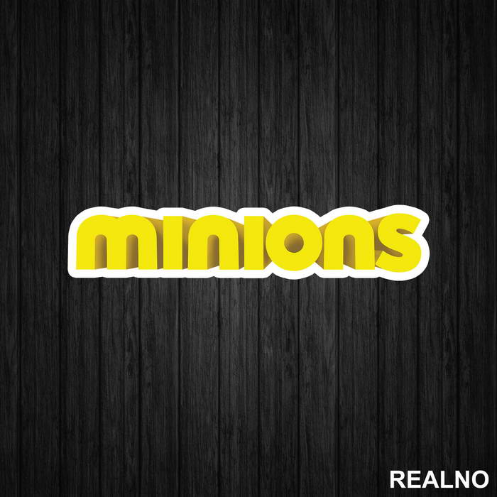 LOGO - MINIONS - NALEPNICA