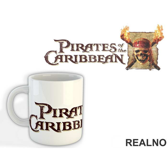 LOGO - PIRATES OF THE CARIBBEAN - ŠOLJA