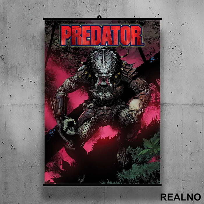 RED - PREDATOR - POSTER SA NOSAČEM