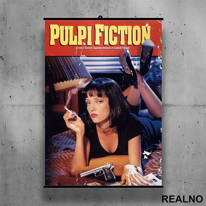 COVER - PULP FICTION - POSTER SA NOSAČEM