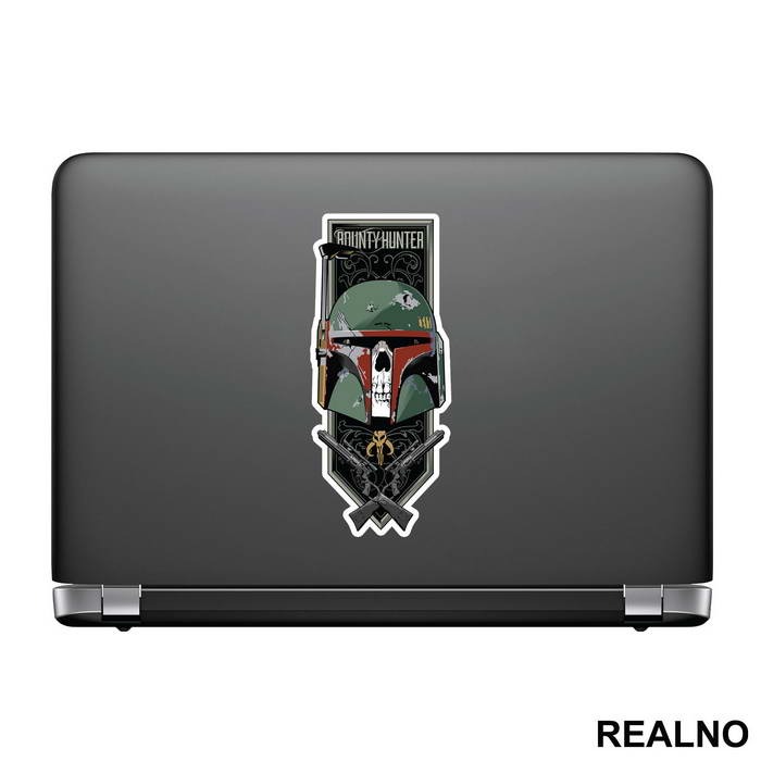 BOBA FETT BOUNTY HUNTER - STAR WARS - NALEPNICA