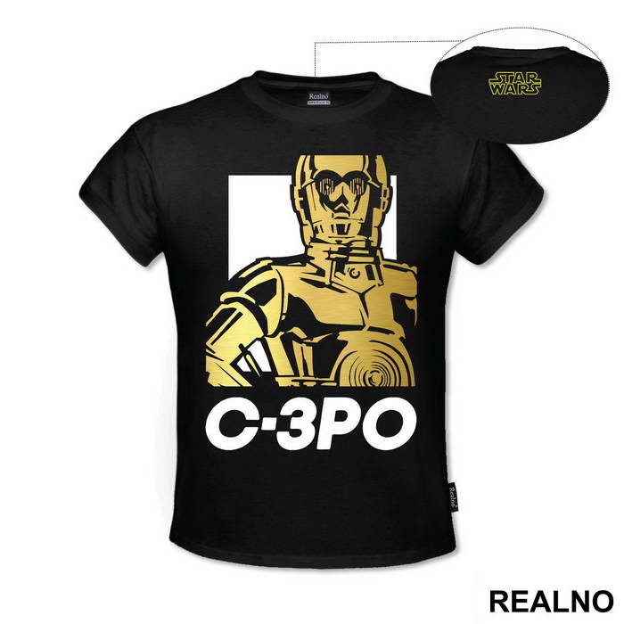 C3PO ILLUSTRATION - STAR WARS - MAJICA