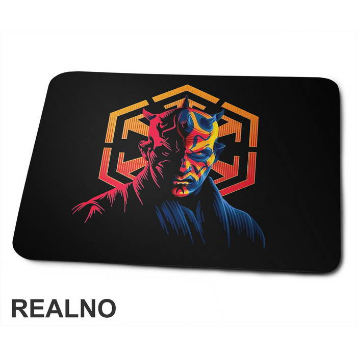 DARTH MAUL COLORFUL PORTRAIT - STAR WARS - PODLOGA ZA MIŠ