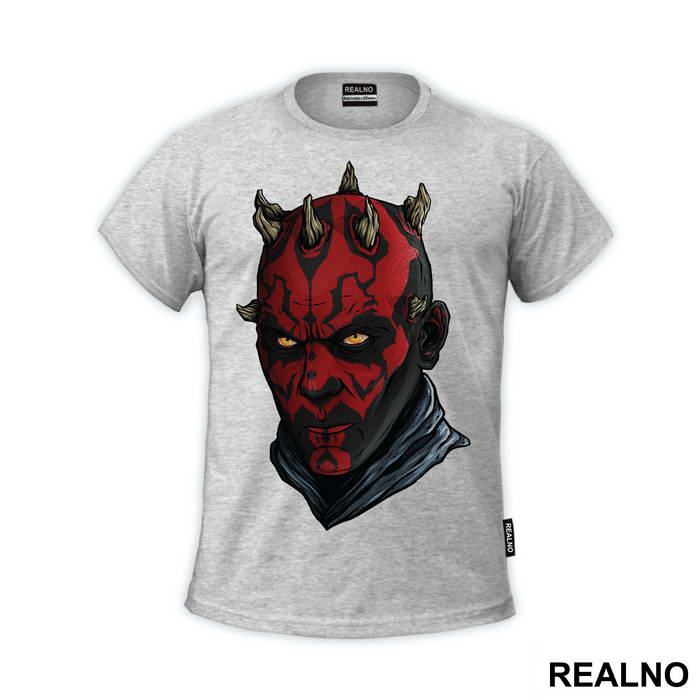 DARTH MAUL HEAD PORTRAIT - STAR WARS - MAJICA