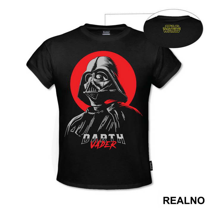 DARTH VADER RED LIGHT - STAR WARS - MAJICA