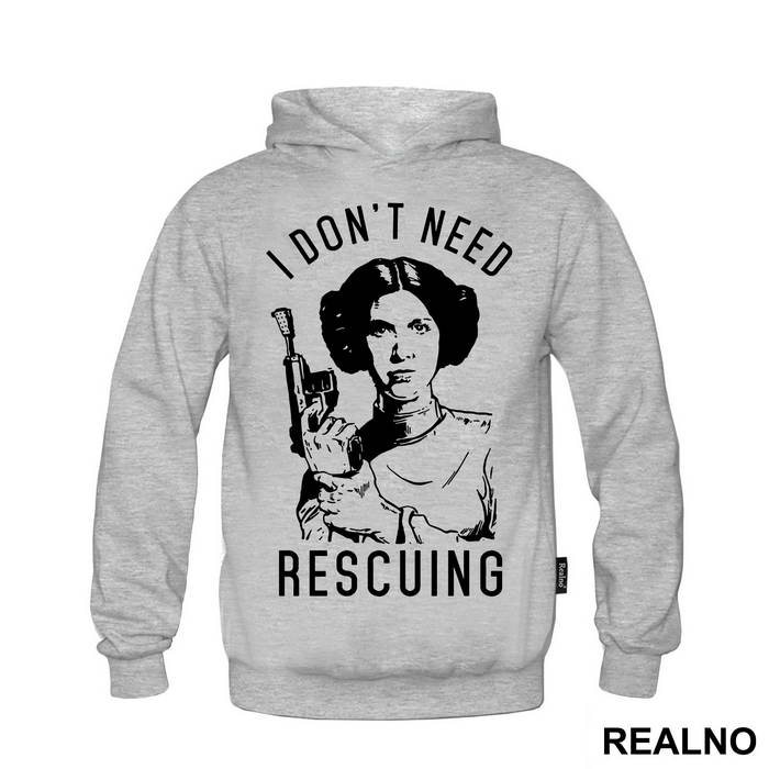 I DON'T NEED RESCUING - PRINCESS LEIA - STAR WARS - DUKS