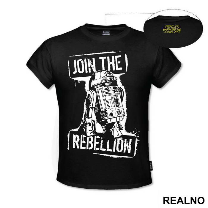 JOIN THE REBELLION - R2D2 - STAR WARS - MAJICA