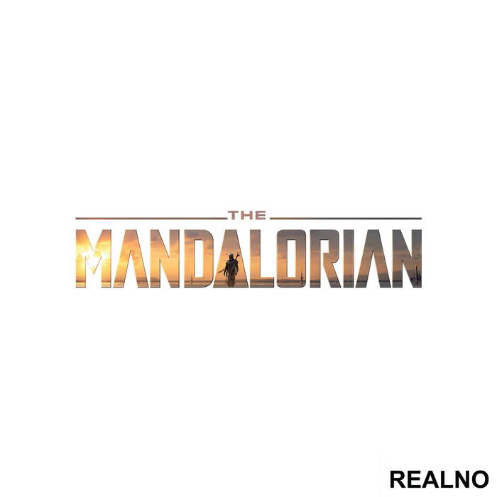 LOGO - MANDALORIAN - STAR WARS - NALEPNICA