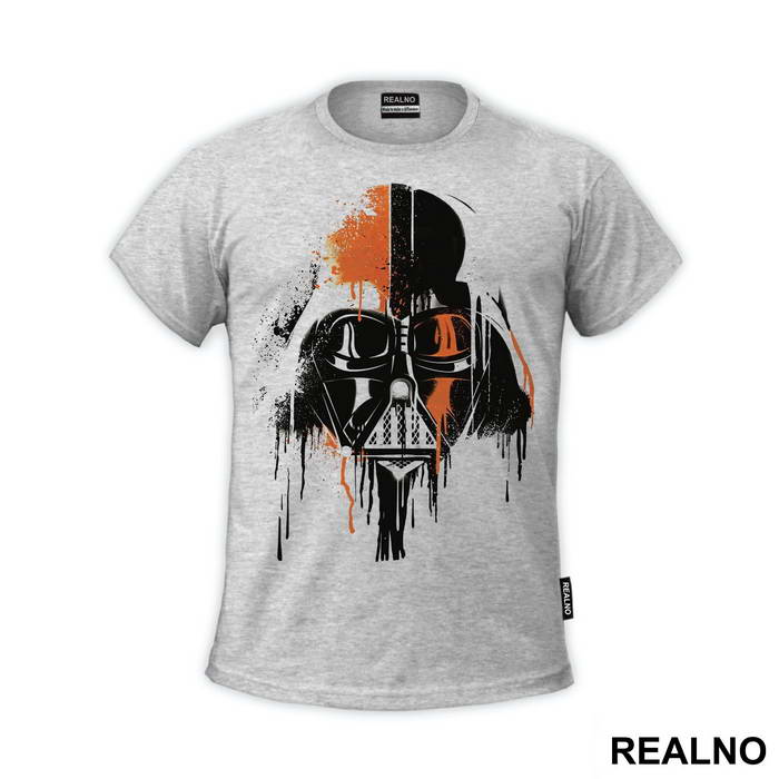 ORANGE SPLASH - DARTH VADER - STAR WARS - MAJICA