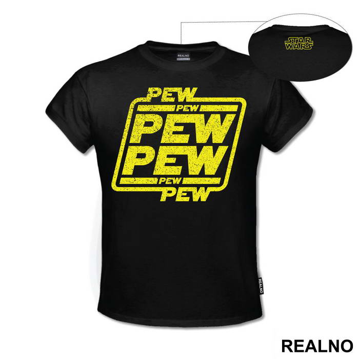 PEW PEW TITLE - STAR WARS - MAJICA