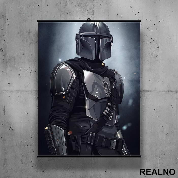 PORTRAIT - MANDALORIAN - STAR WARS - POSTER SA NOSAČEM