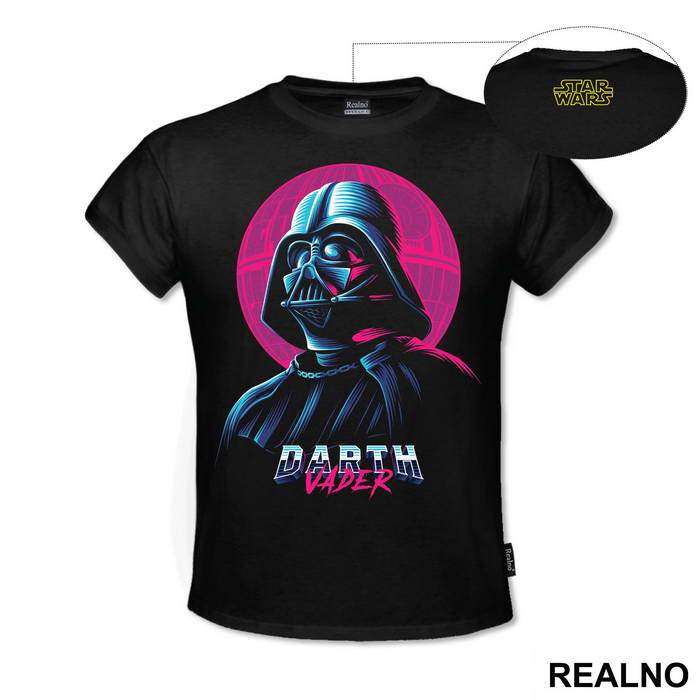 PURPLE DEATH STAR - DARTH VADER - STAR WARS - MAJICA