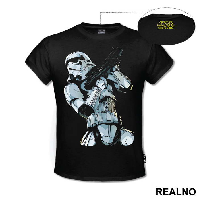 READY TO FIGHT - STORMTROOPER - STAR WARS - MAJICA