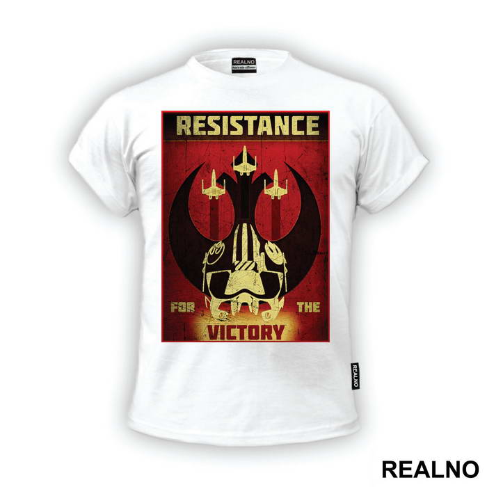 RESISTANCE FOR THE VICTORY - STAR WARS - MAJICA