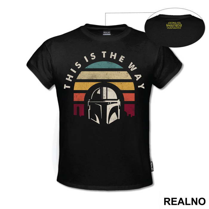 RETRO THIS IS THE WAY - MANDALORIAN - STAR WARS - MAJICA