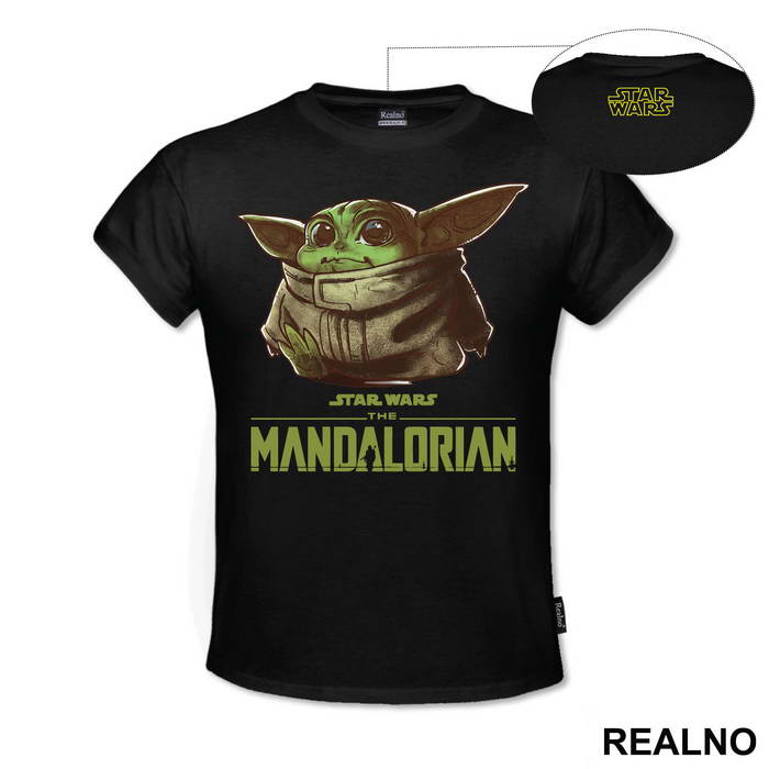 SITTING - BABY YODA - MANDALORIAN - STAR WARS - MAJICA