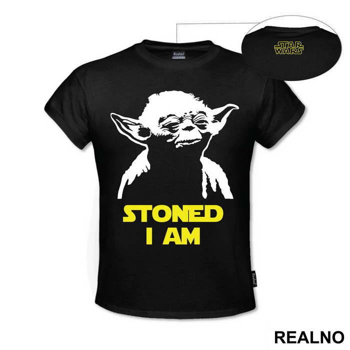 STONED I AM - YODA - STAR WARS - MAJICA