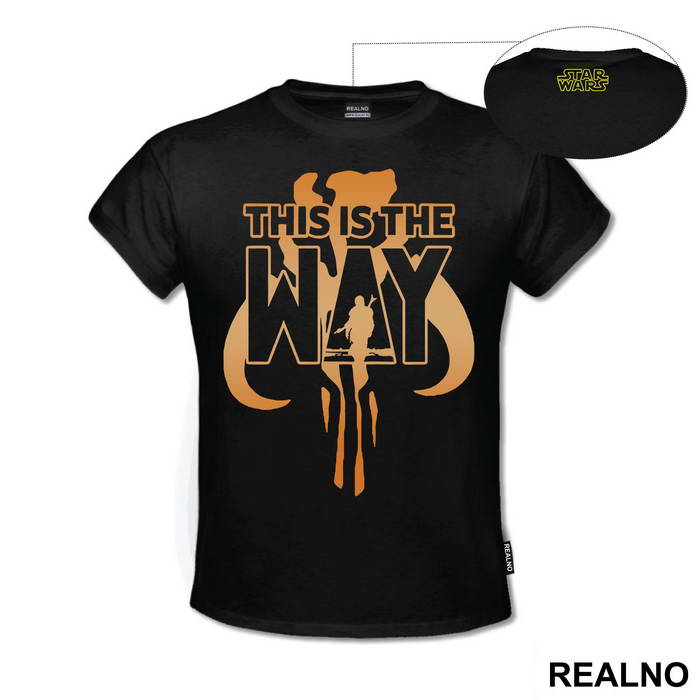 SYMBOL - THIS IS THE WAY - MANDALORIAN - STAR WARS - MAJICA