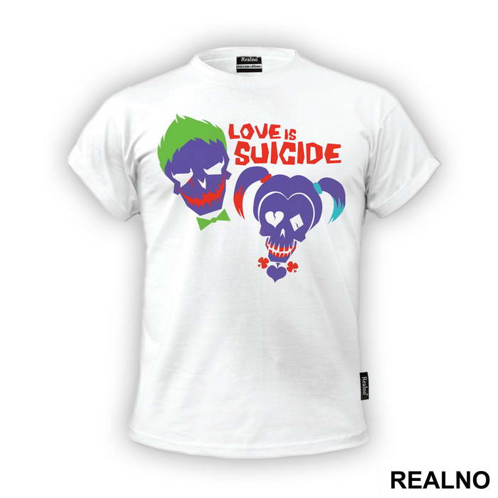 LOVE IS SUICIDE - SUICIDE SQUAD - MAJICA