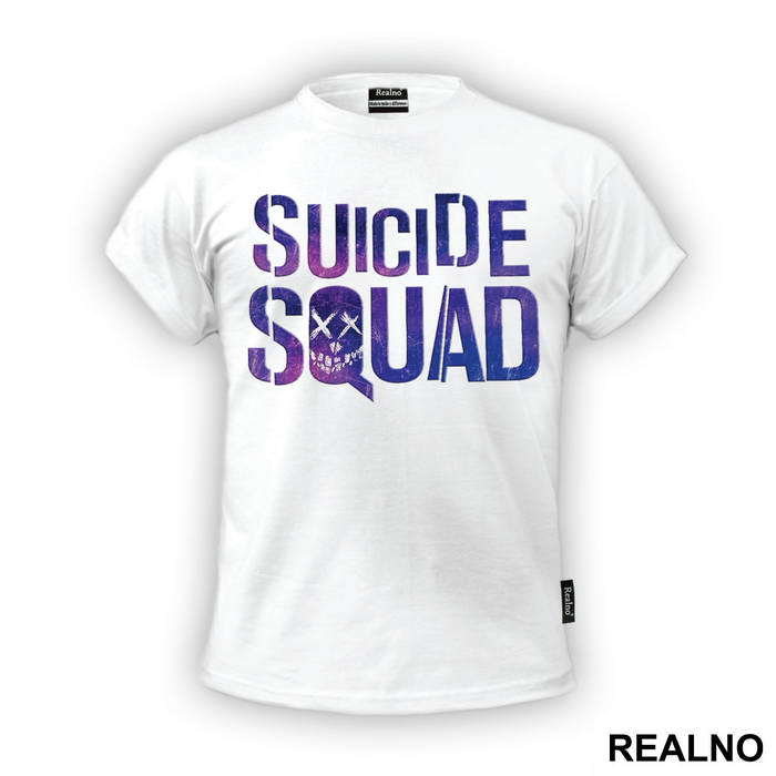 PURPLE LOGO - SUICIDE SQUAD - MAJICA