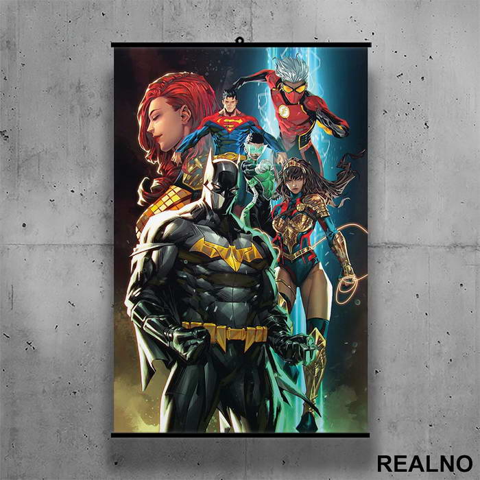 JUSTICE LEAGUE - BATMAN - POSTER SA NOSAČEM